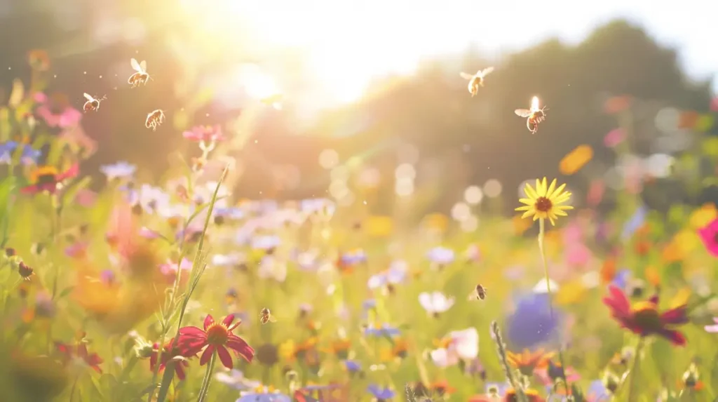 The Relationship Between Honey Bees and Wildflowers