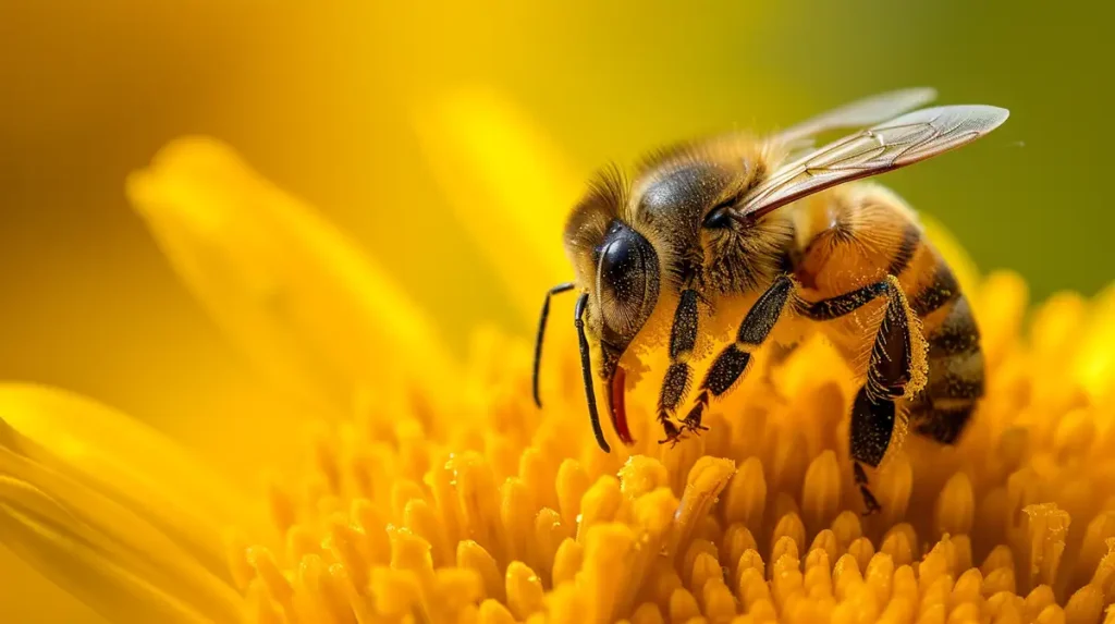A Simple Explanation Why Bees Have Sticky Hair